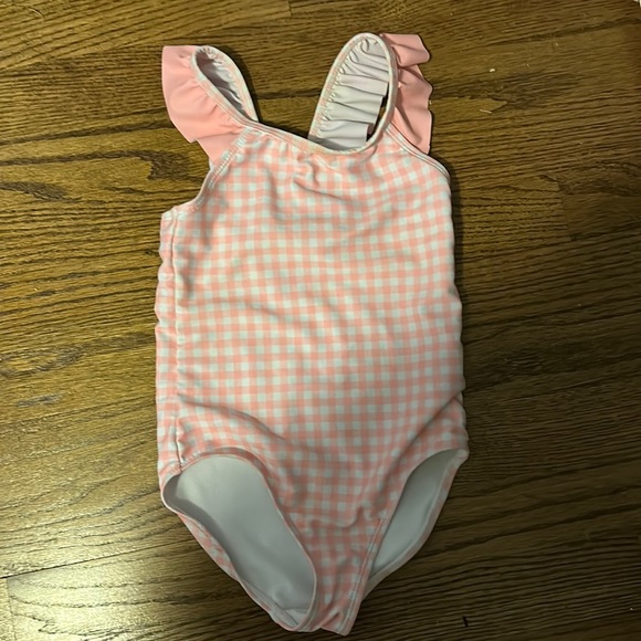 Swim | Girls Pink One Piece Bathing Suit | Poshmark